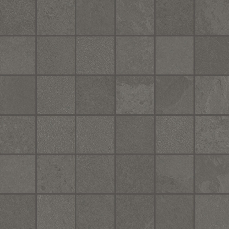 2 x 2 Brazilian Slate Elephant Grey Rectified Porcelain mosaic – The ...