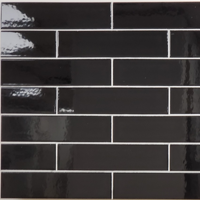 3 x 12 Tennessee Black Glossy Subway Ceramic Wall Tile – The Tile Store USA