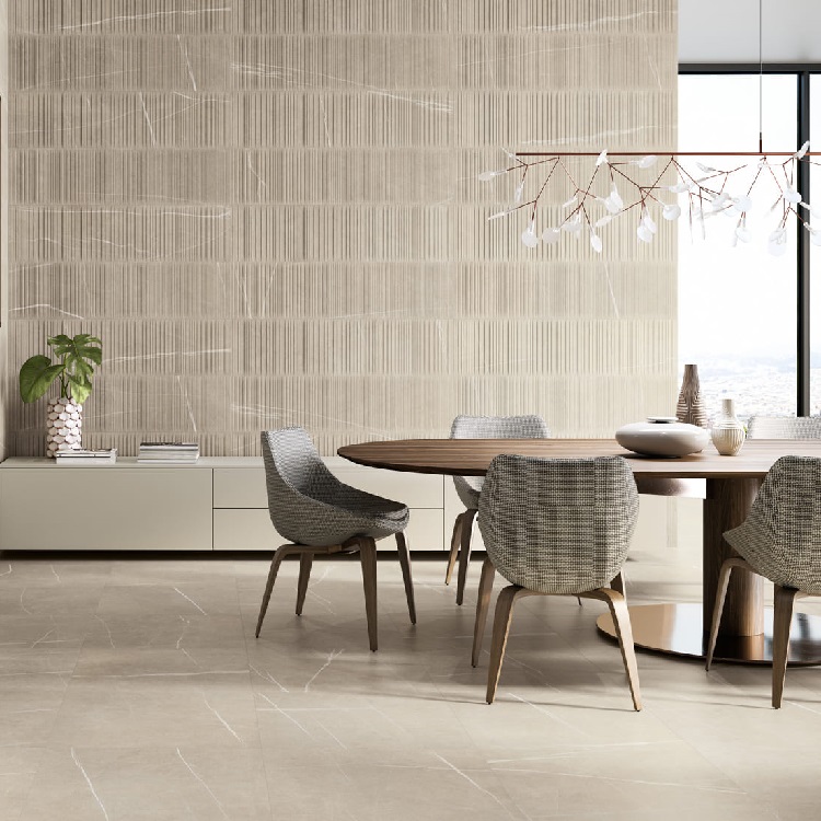 12 x 24 Deco Parallelo Nomade Bone Stone look rectified porcelain tile ...