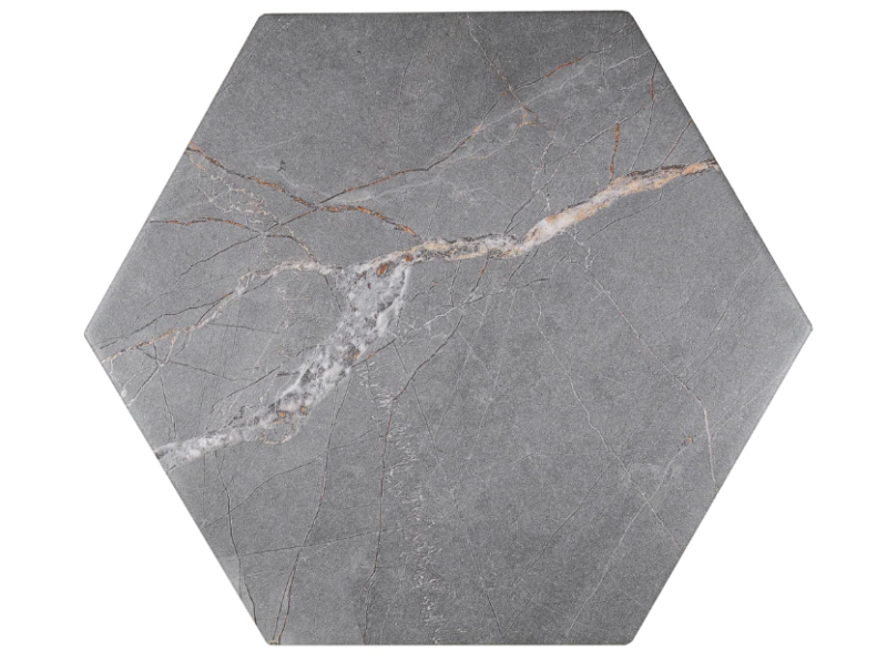 8 x 8 Pulpis Dark Matte Porcelain Hexagon – The Tile Store USA