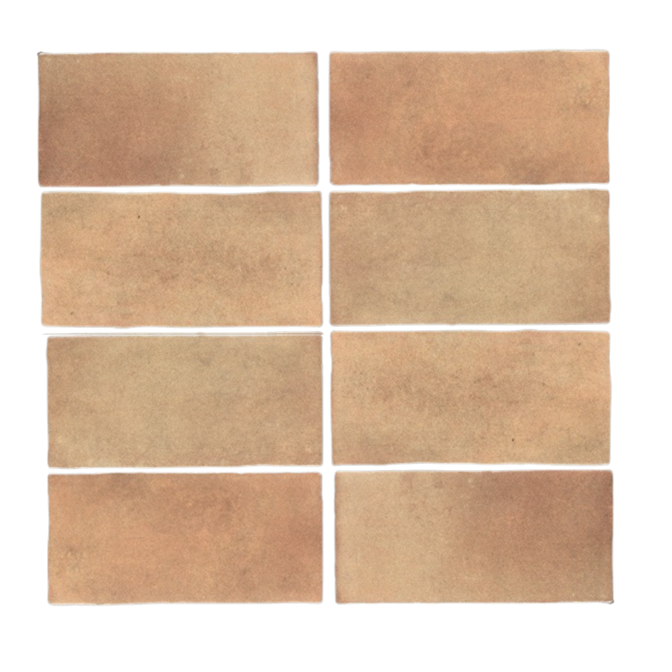 2.5 x 5 Clay Toasted Matte Terracotta Look Porcelain Tile – The Tile ...